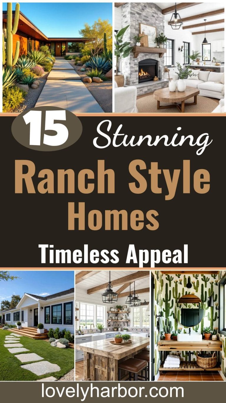 15 Stunning Ranch Style Homes Interior & Exterior For Timeless Appeal ...