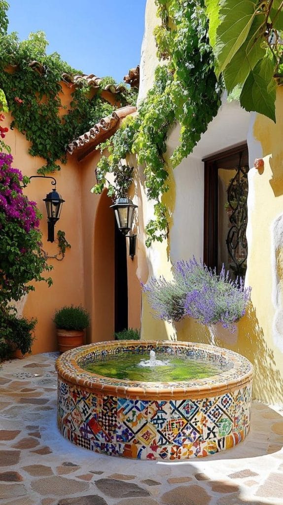 15 Serene Courtyards With Water Features For A Tranquil Outdoor Space ...