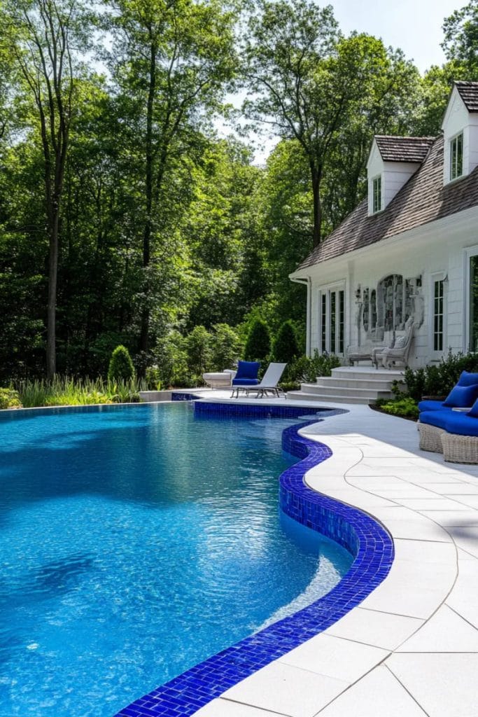 15 Stunning Pool Tiling Ideas For A Unique Backyard Escape - Lovely Harbor