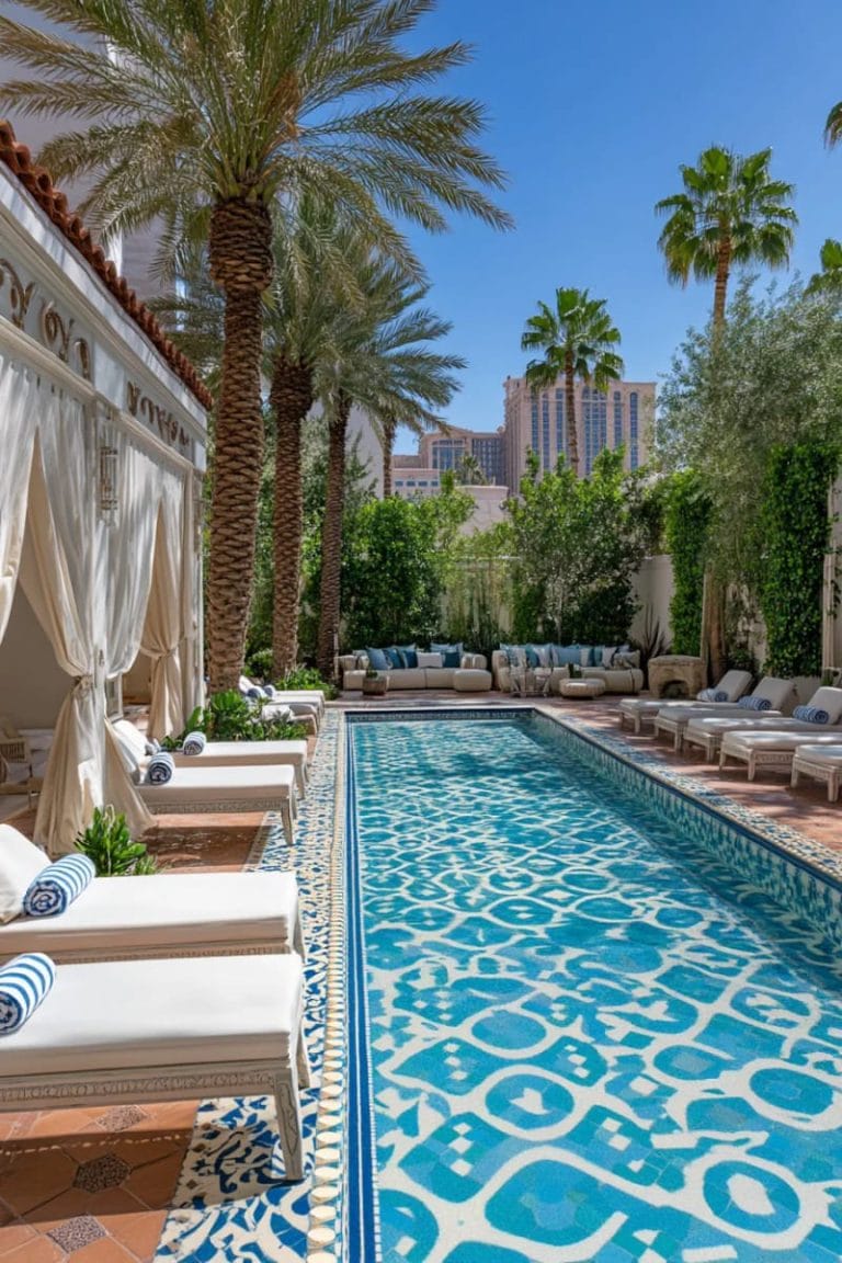15 Stunning Pool Tiling Ideas For A Unique Backyard Escape - Lovely Harbor
