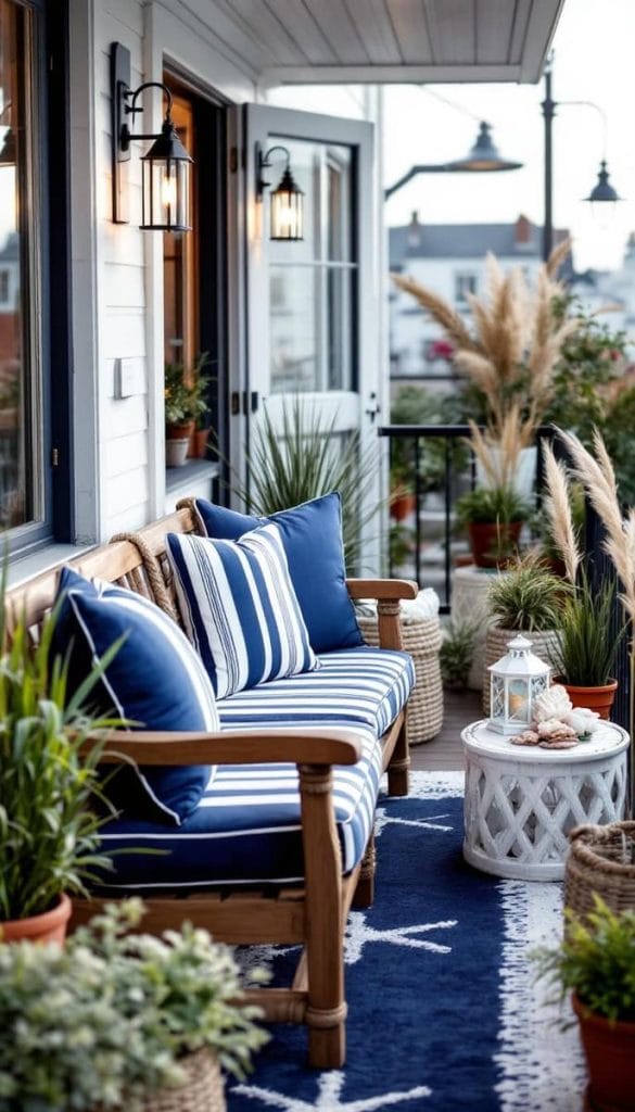 21 Stylish Apartment Balcony Ideas To Try This Season - Lovely Harbor