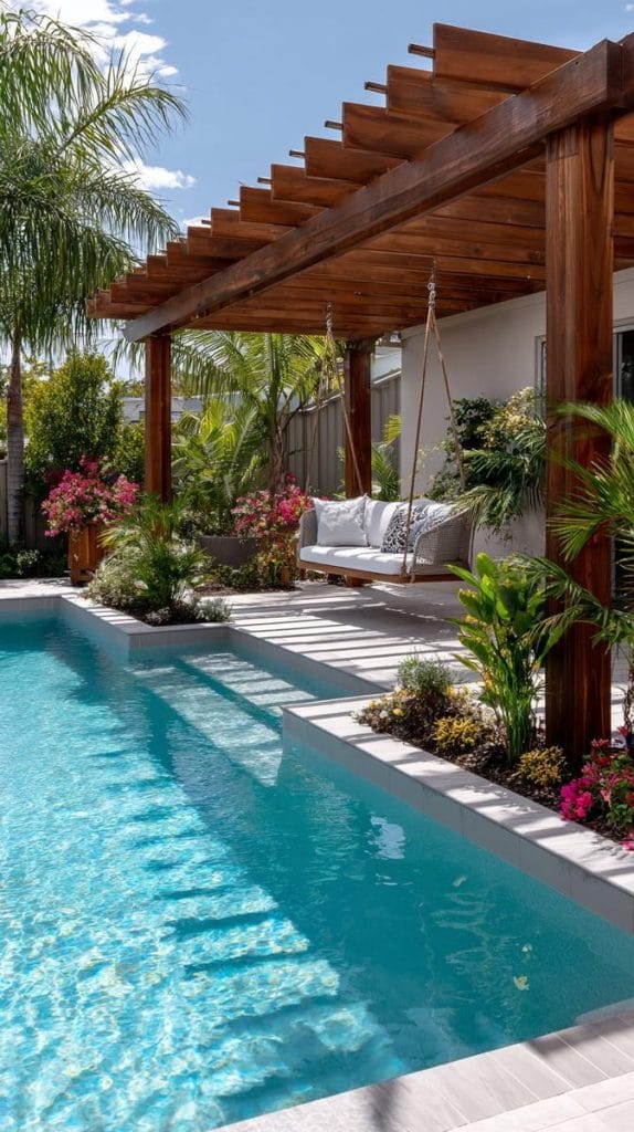 19 Inspiring Pool Pergola Ideas To Elevate Your Backyard - Lovely Harbor