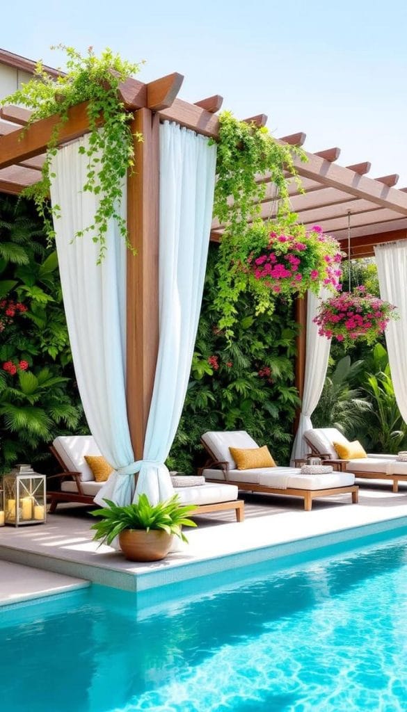 19 Inspiring Pool Pergola Ideas To Elevate Your Backyard - Lovely Harbor