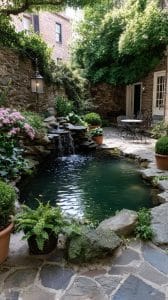 15 Serene Courtyards With Water Features For A Tranquil Outdoor Space ...