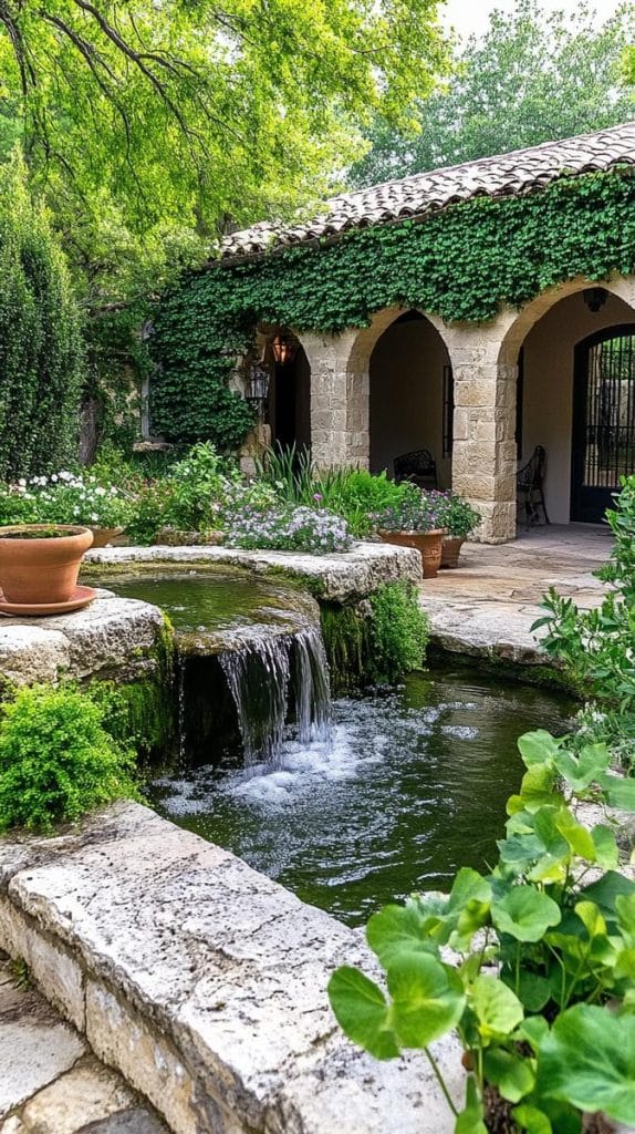 15 Serene Courtyards With Water Features For A Tranquil Outdoor Space ...