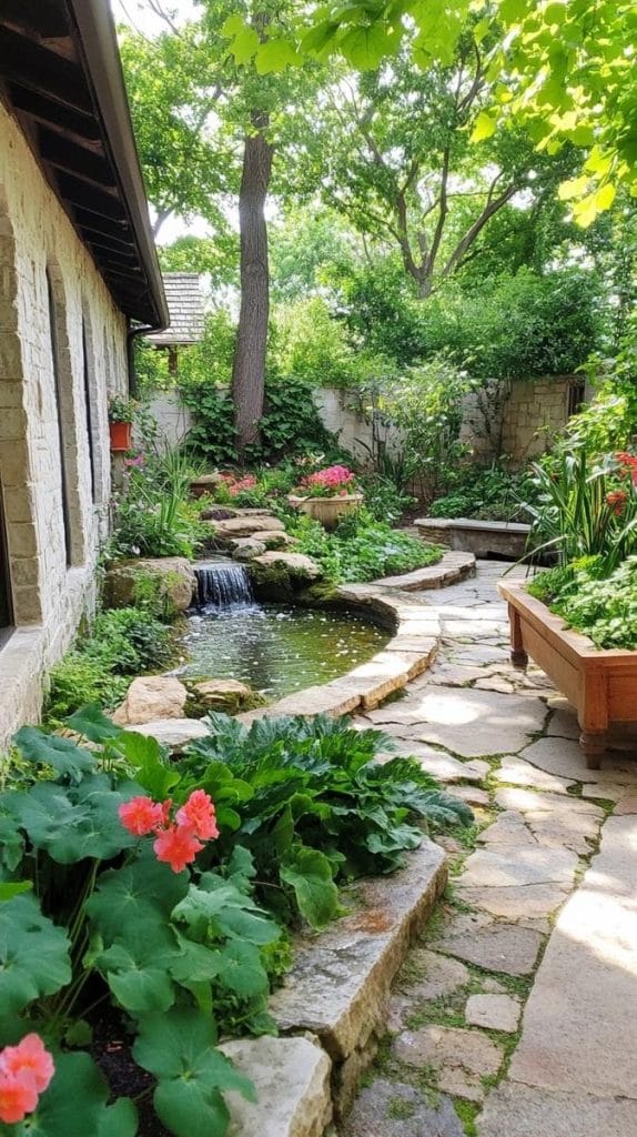 15 Serene Courtyards With Water Features For A Tranquil Outdoor Space ...