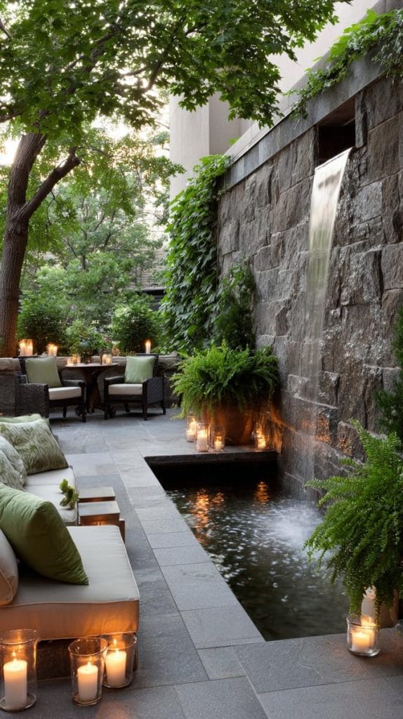 15 Serene Courtyards With Water Features For A Tranquil Outdoor Space ...
