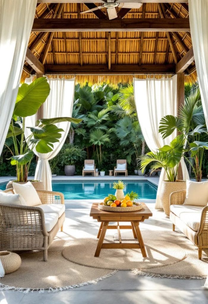 15 Trendy Pool House Cabanas For Effortless Summer Style - Lovely Harbor
