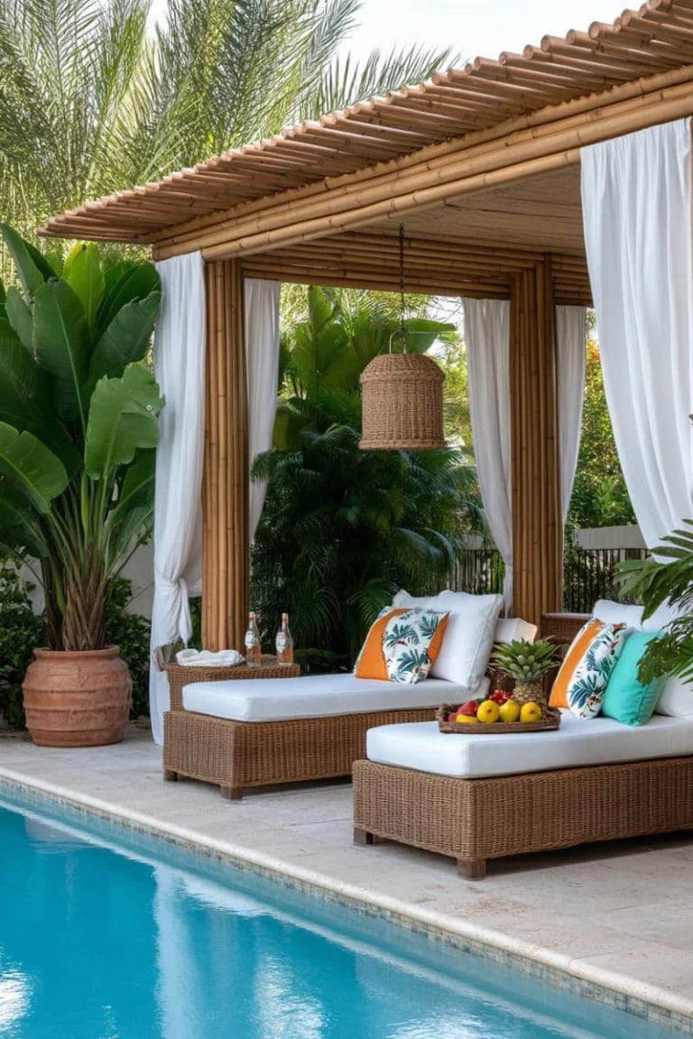 15 Trendy Pool House Cabanas For Effortless Summer Style - Lovely Harbor