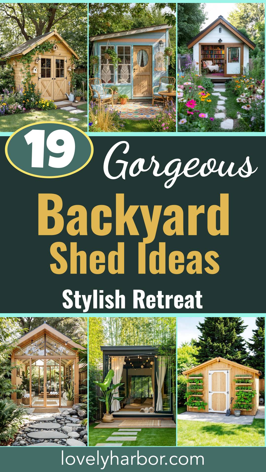 19 Gorgeous Backyard Shed Ideas For A Stylish Retreat - Lovely Harbor