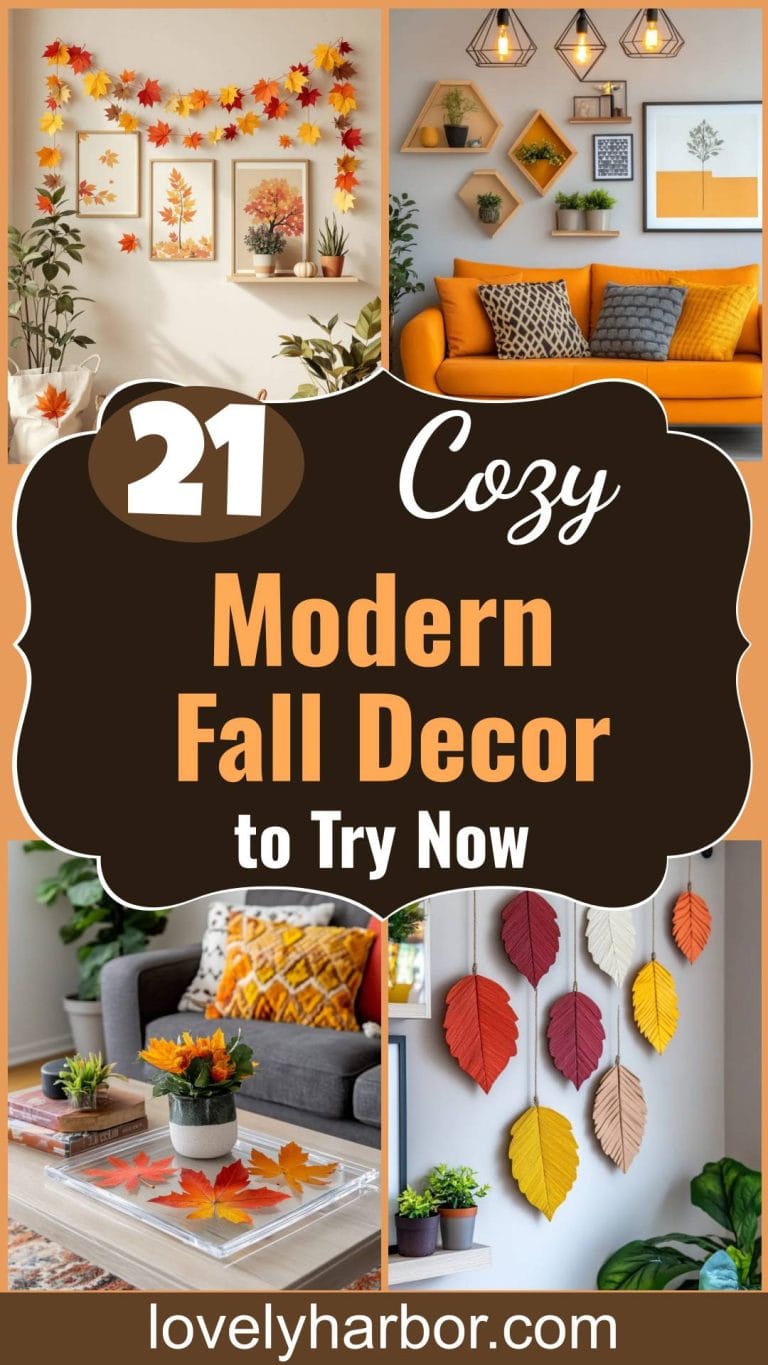 21 Cozy Modern Fall Decor Trends To Try This Autumn - Lovely Harbor