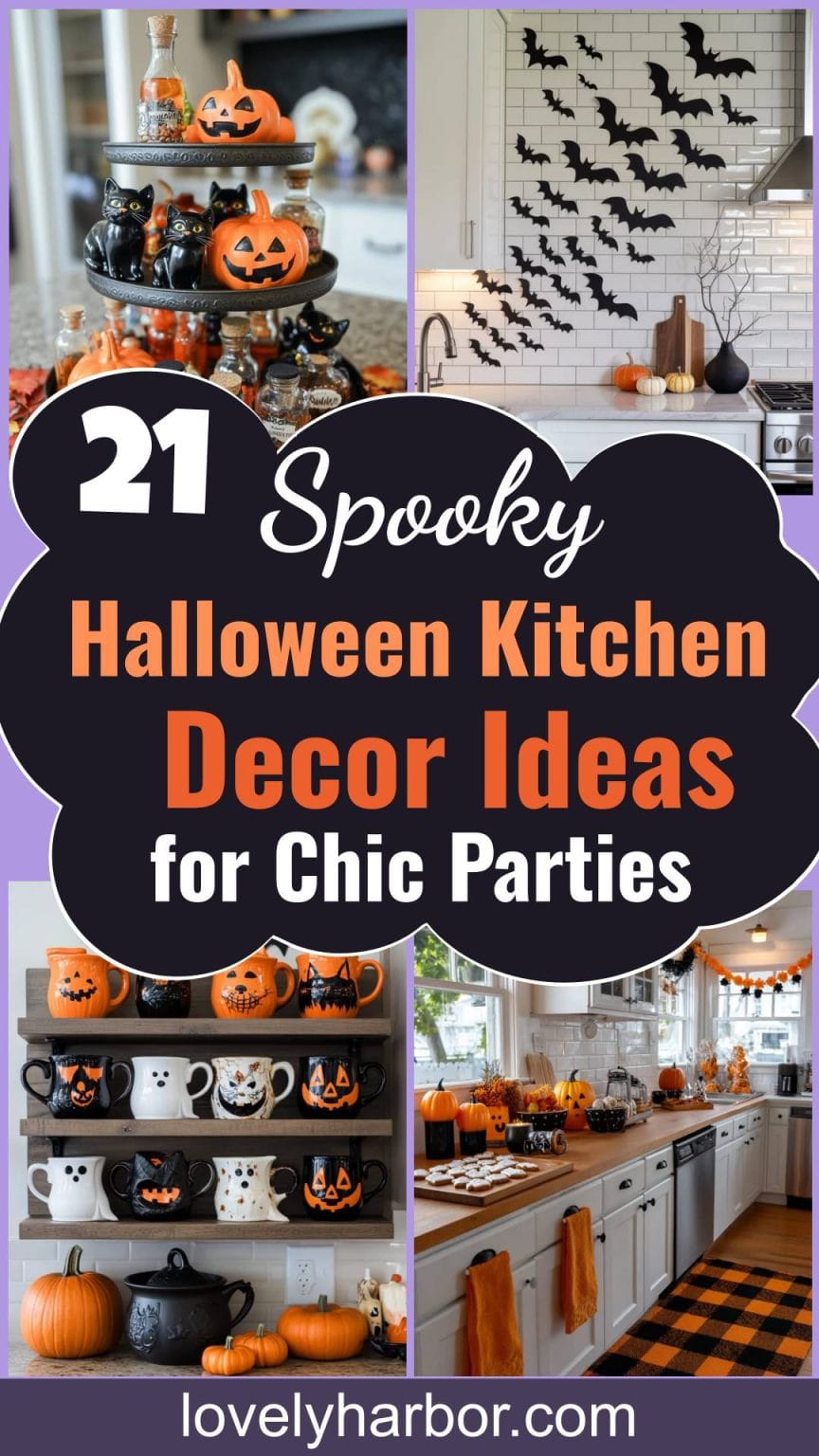 21 Halloween Kitchen Decor Ideas For A Spooky-Chic Party - Lovely Harbor