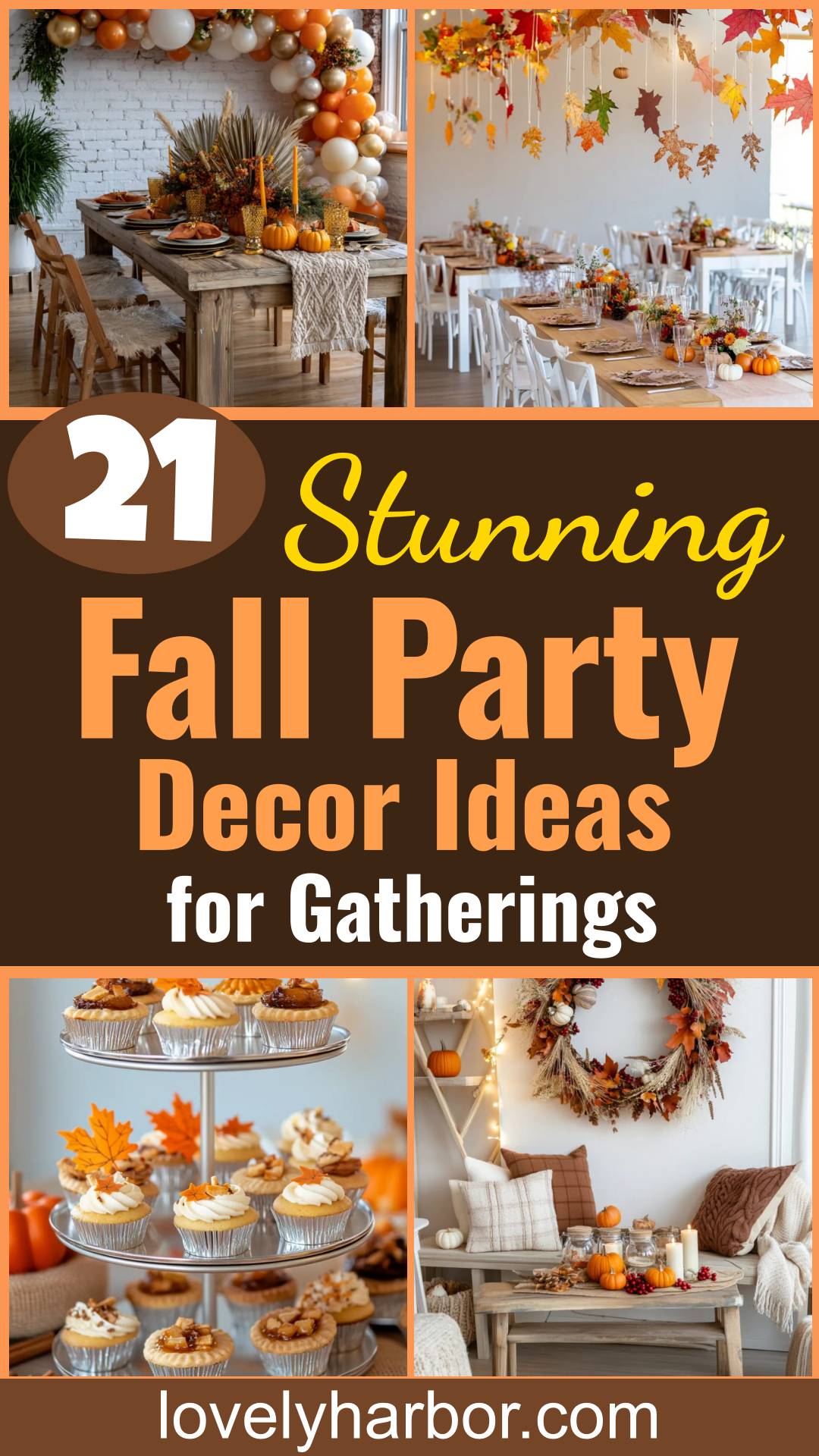 21 Stunning Fall Party Decor Ideas For Stylish Gatherings - Lovely Harbor