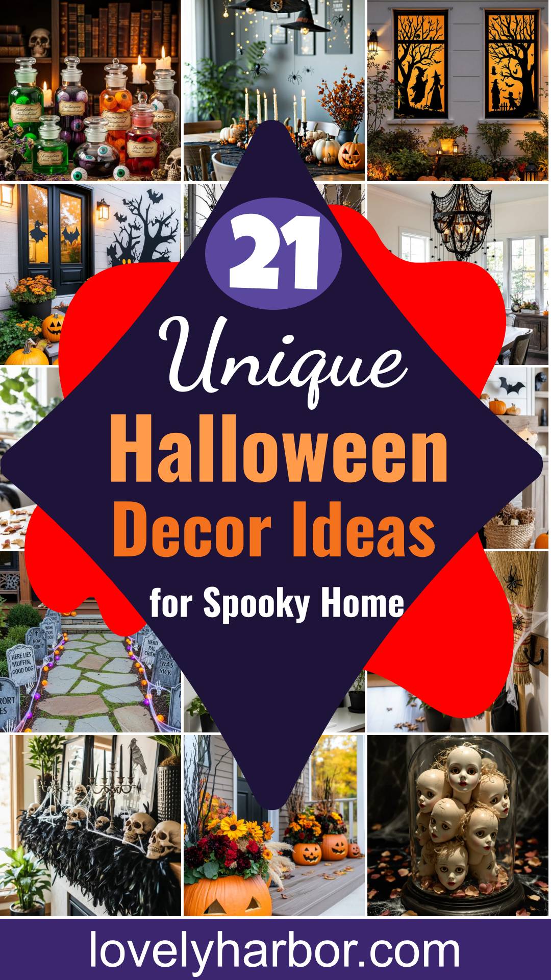 21 Unique Halloween Decor Ideas For A Spooky Home - Lovely Harbor