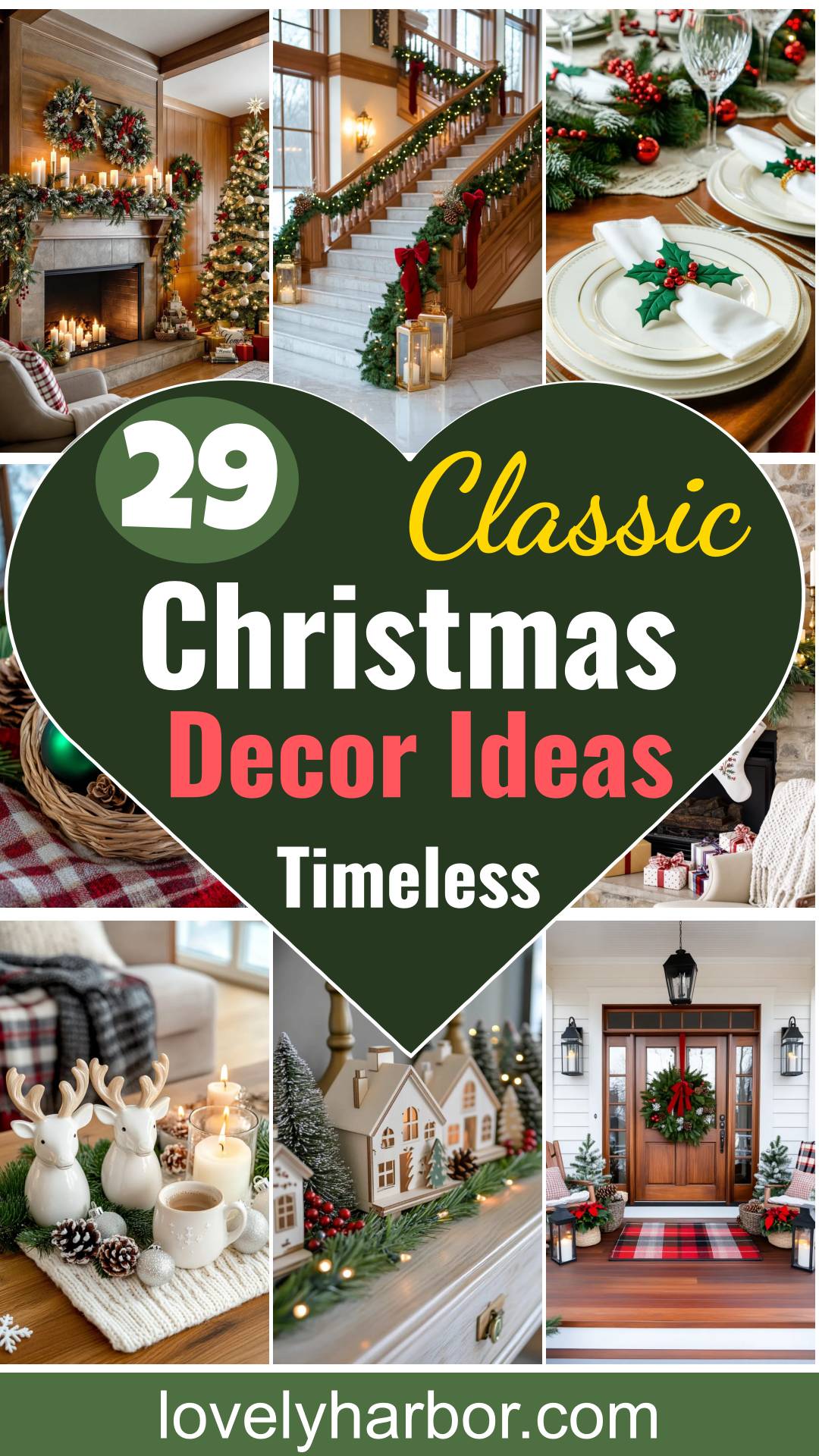 29 Classic Christmas Decor Ideas For A Timeless Holiday Season - Lovely ...