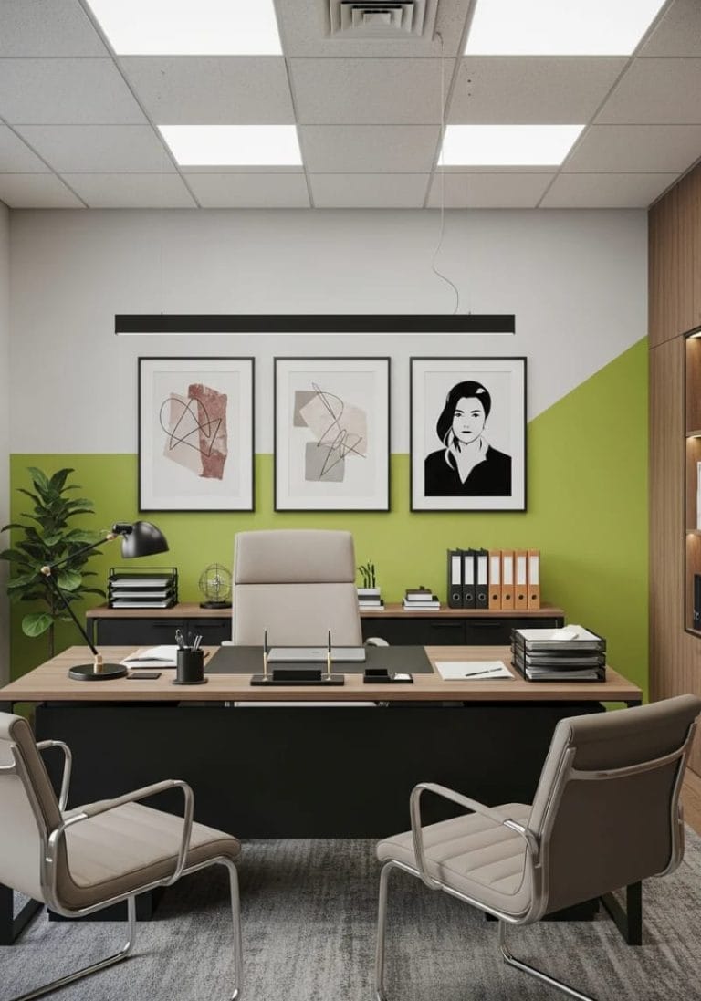 How To Decorate Your Office At Work: Smart And Stylish Ideas - Lovely ...