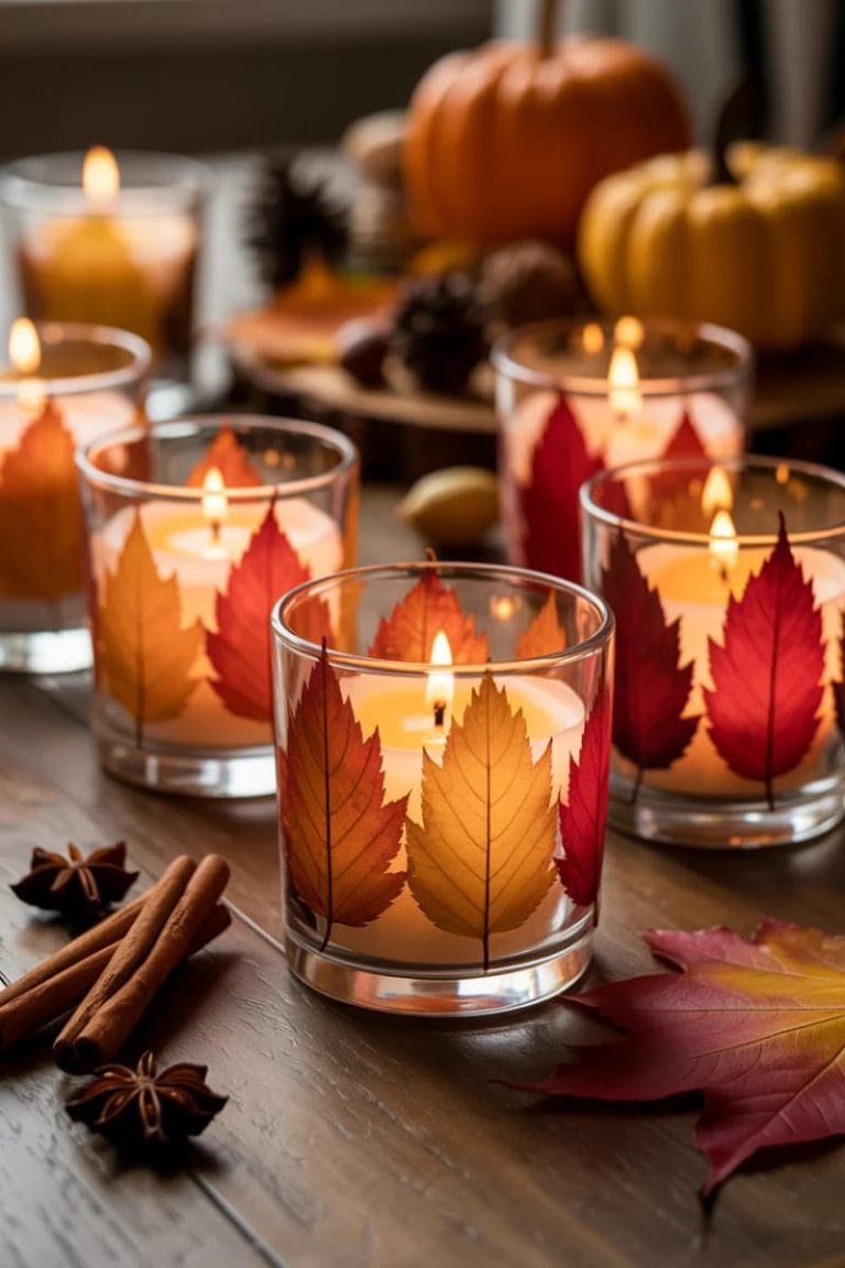 21 Unique Fall Leaves Decorations For A Truly Welcoming Touch - Lovely ...