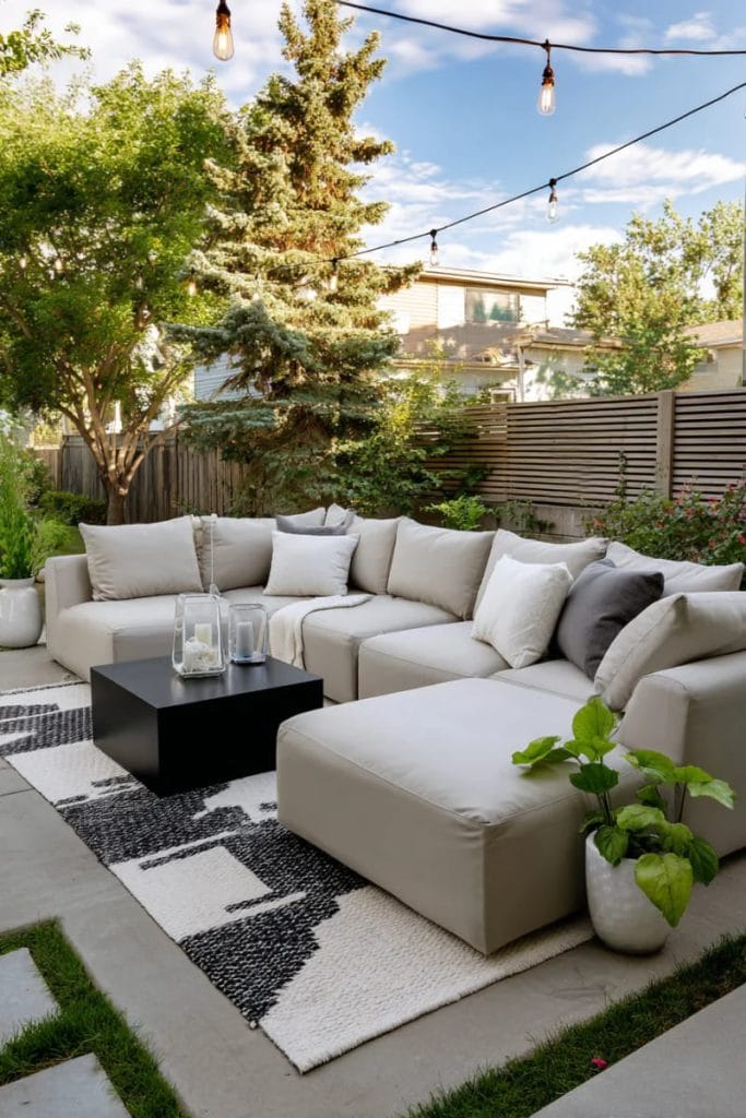 23 Unique Backyard Lounge Ideas For Modern Outdoor Living - Lovely Harbor