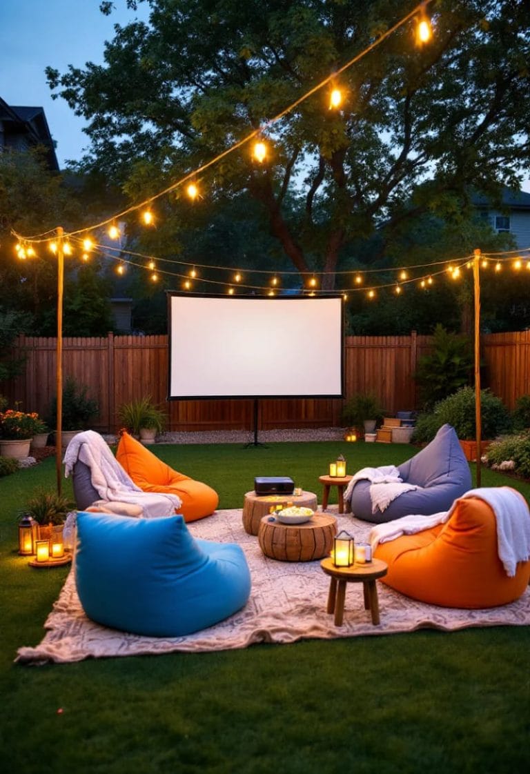 23 Unique Backyard Lounge Ideas For Modern Outdoor Living - Lovely Harbor