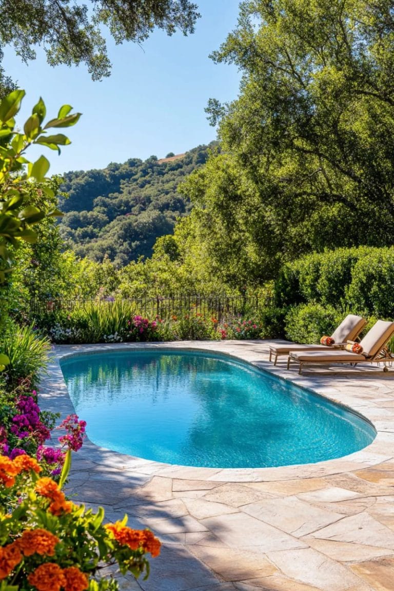 23 Stunning Backyard Inground Pool Ideas You'll Love - Lovely Harbor