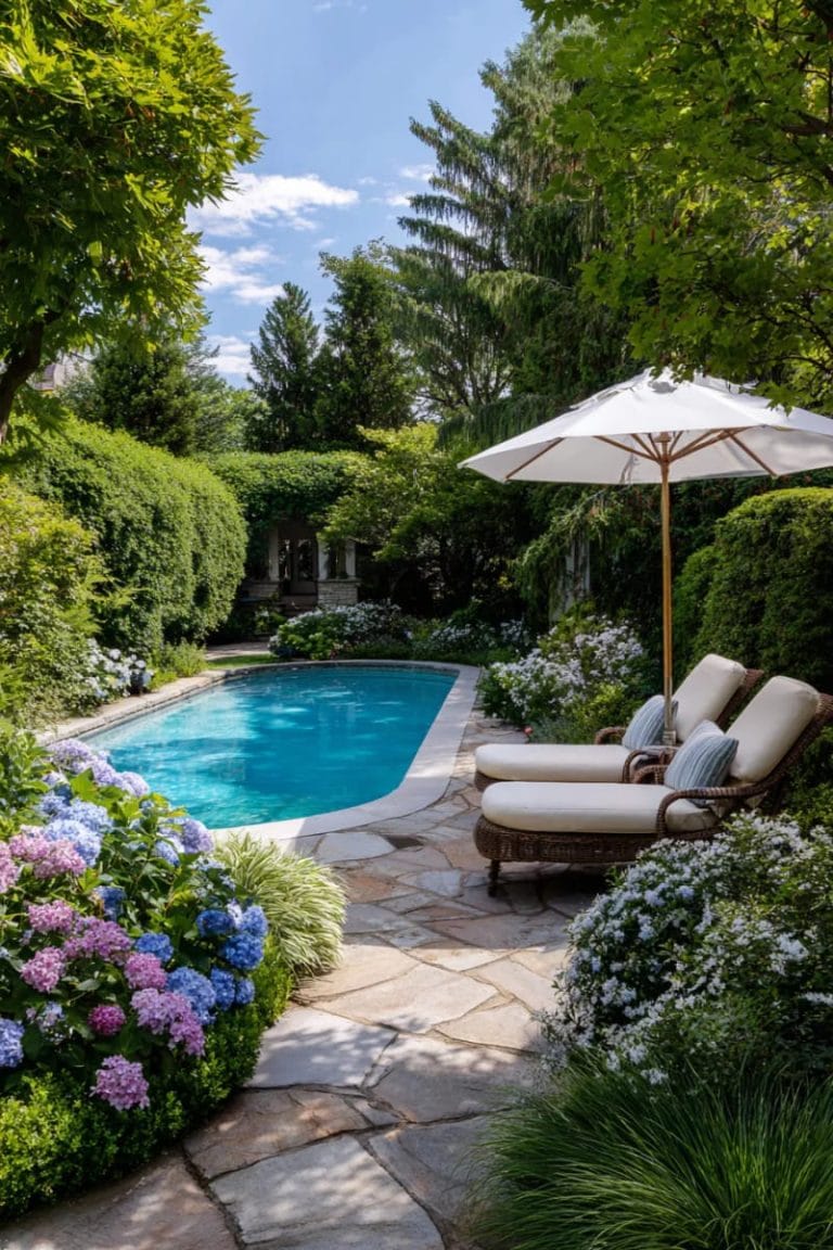 23 Stunning Backyard Inground Pool Ideas You'll Love - Lovely Harbor