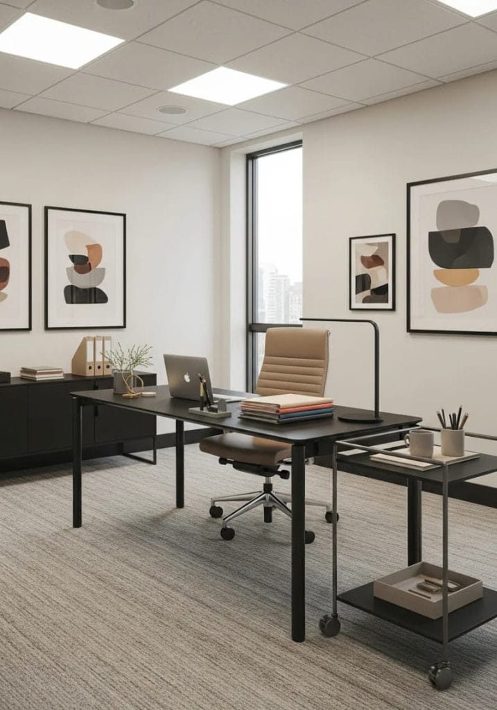 How To Decorate Your Office At Work: Smart And Stylish Ideas - Lovely ...