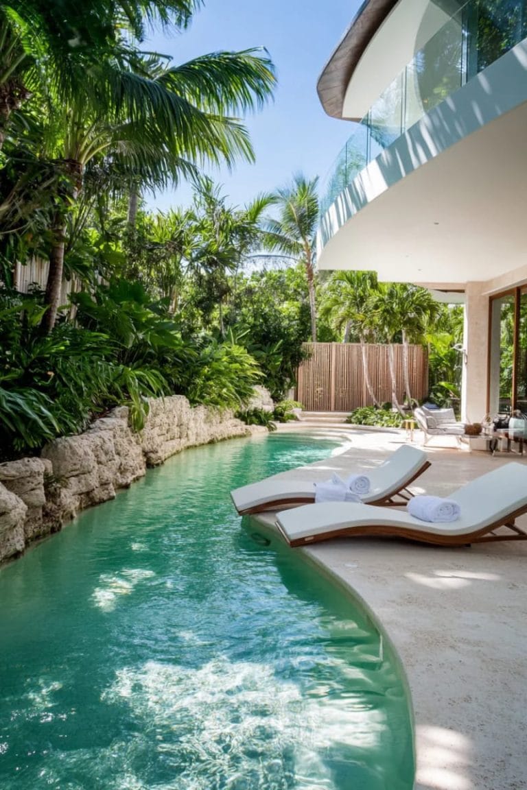 15 Unique Beach Entry Pool Ideas For Your Backyard Oasis - Lovely Harbor