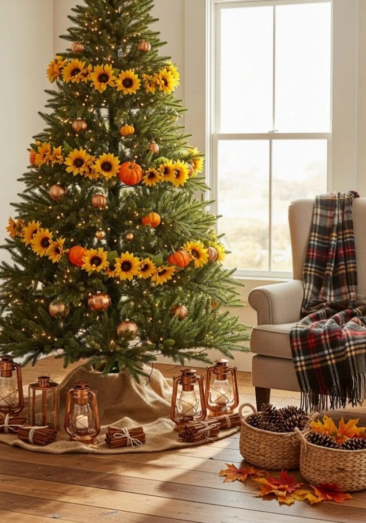 15 Trendy Christmas Tree Fall Decorations For Your Home - Lovely Harbor