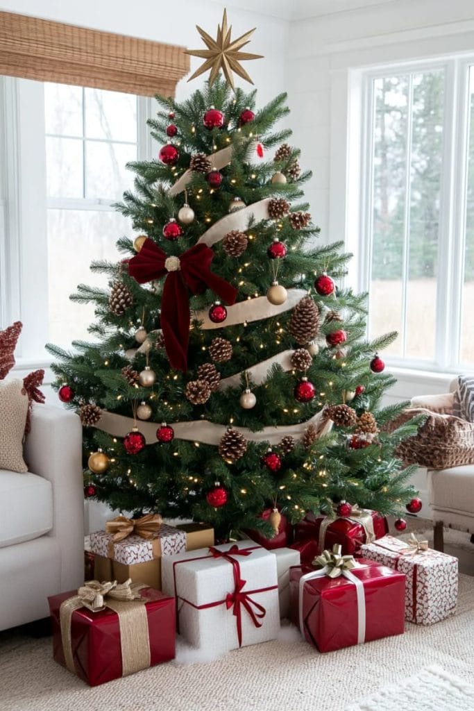 15 Trendy Christmas Tree Fall Decorations For Your Home - Lovely Harbor