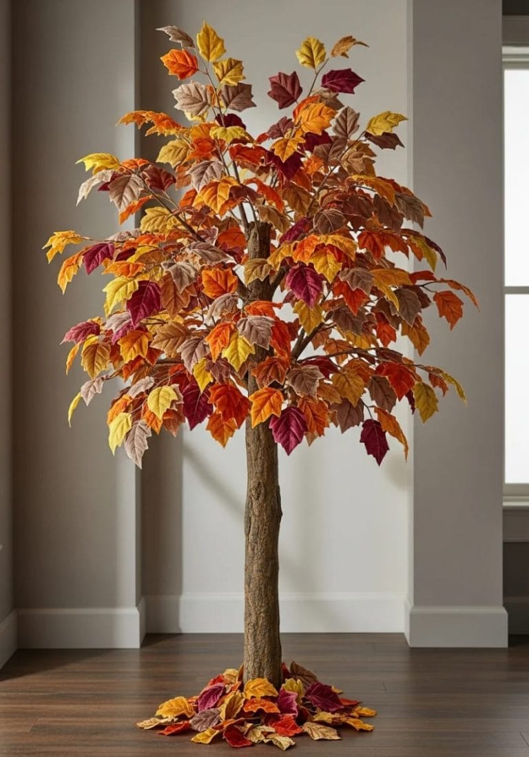 21 Cozy Fall Decor Styles Using Trees For A Warm Home - Lovely Harbor