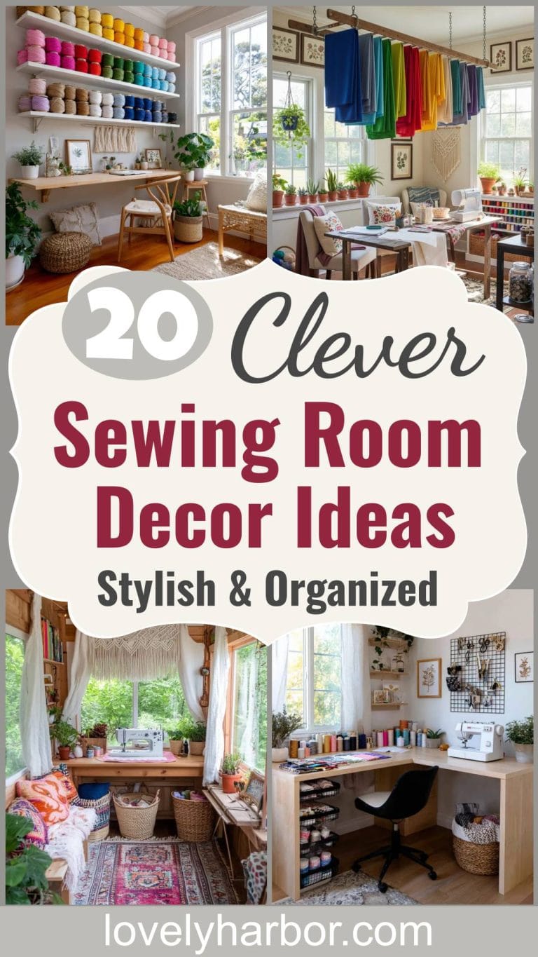 20 Sewing Room Decor Ideas To Keep Your Space Stylish And Organized ...