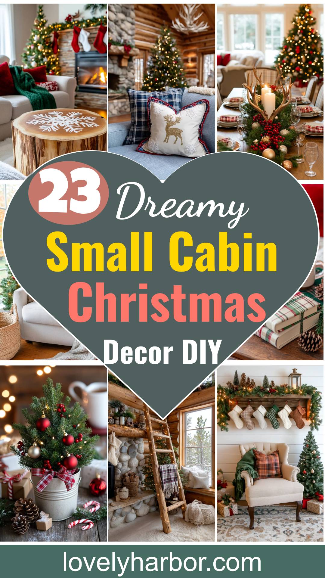 23 Dreamy Small Cabin Christmas Decor Ideas DIY (Must See!) - Lovely Harbor