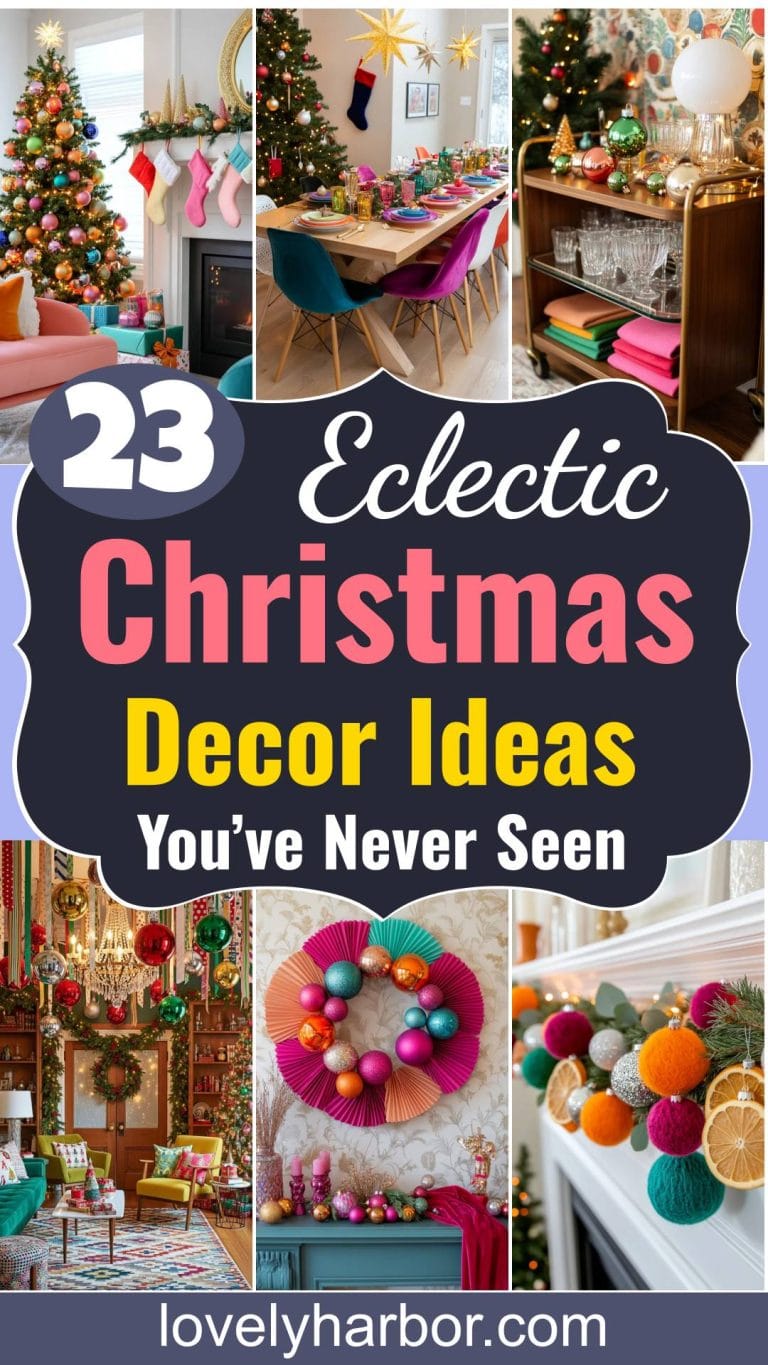 23 Eclectic Christmas Decor Ideas You’ve Never Seen Before - Lovely Harbor
