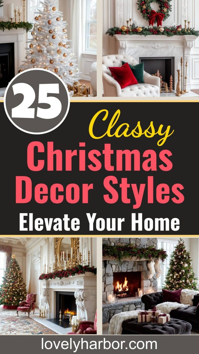 25 Classy Christmas Decor Styles To Elevate Your Home - Lovely Harbor