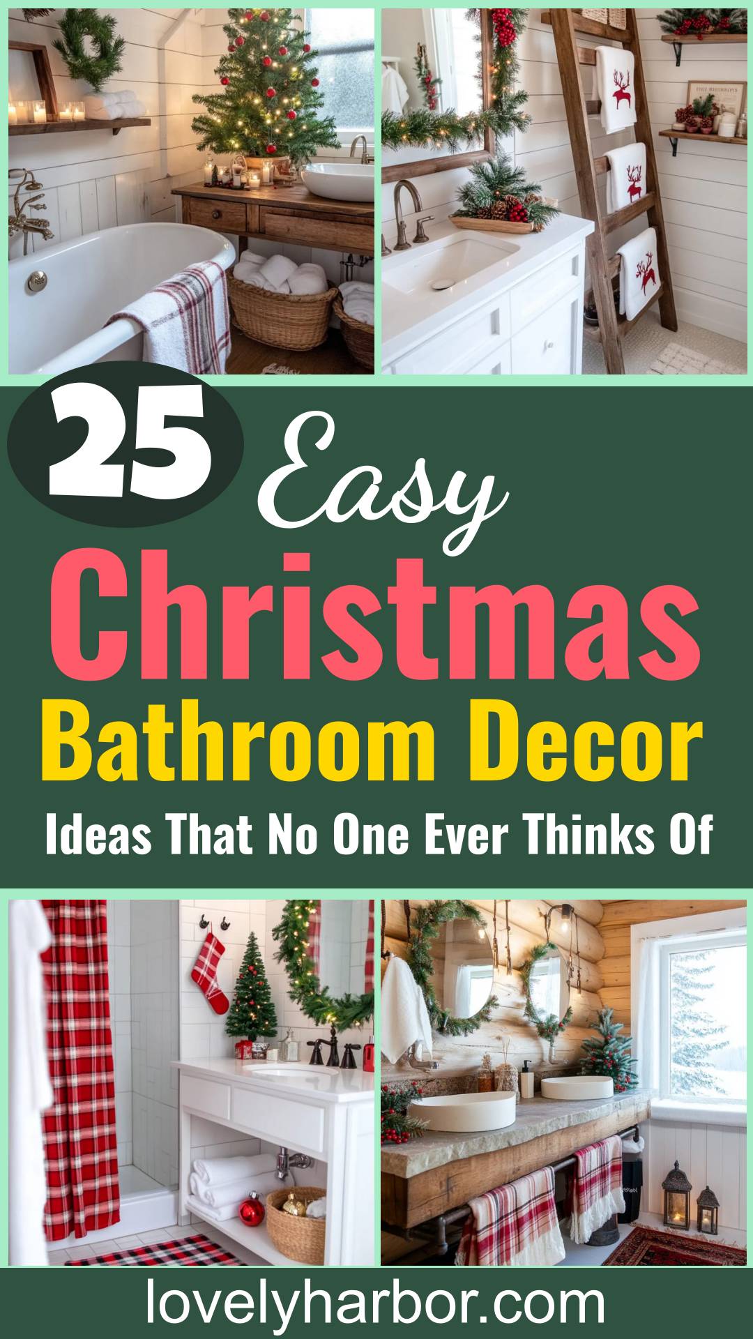 25 Easy Christmas Bathroom Decor Ideas That No One Ever Thinks Of ...