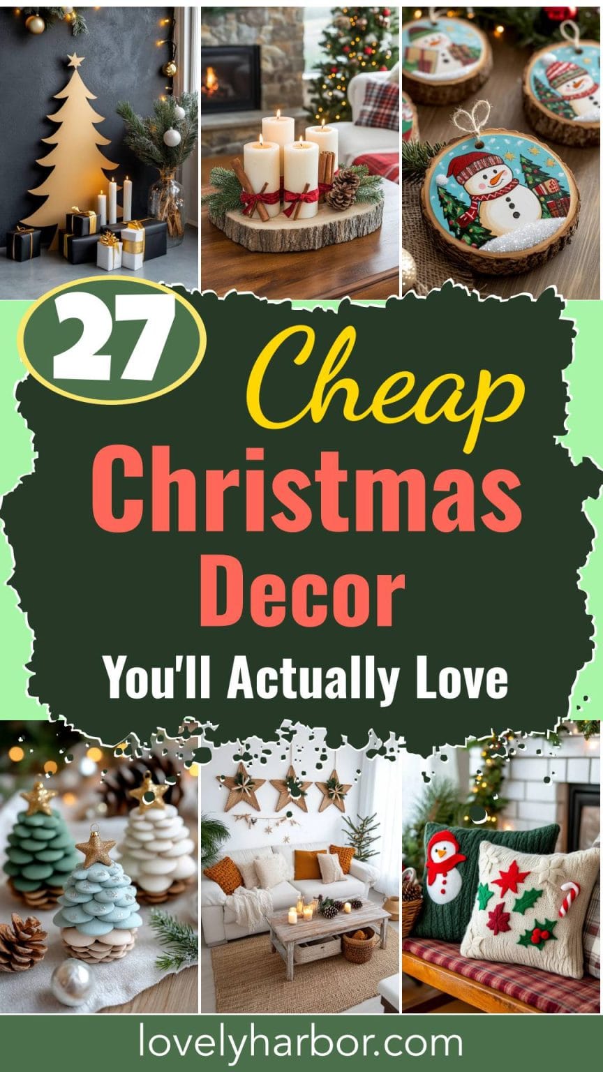 27 Cheap Christmas Decorations You’ll Actually Love - Lovely Harbor