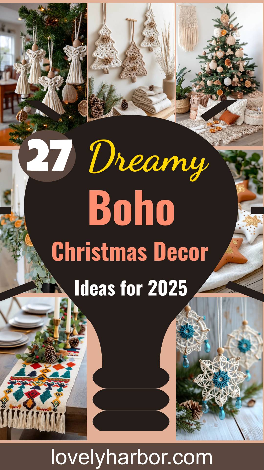 27 Dreamy Boho Christmas Decor Ideas To Try In 2025 - Lovely Harbor
