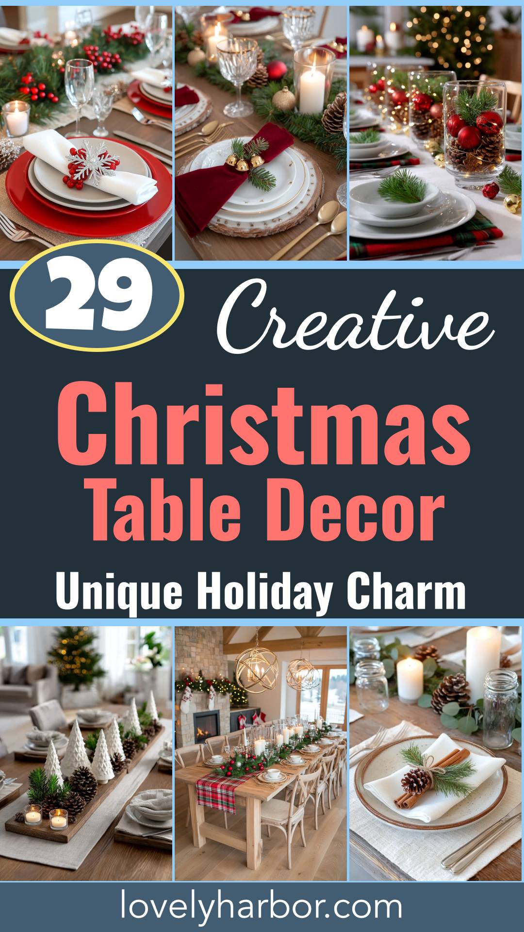 29 Creative Christmas Table Decor For A Unique Holiday Charm - Lovely ...