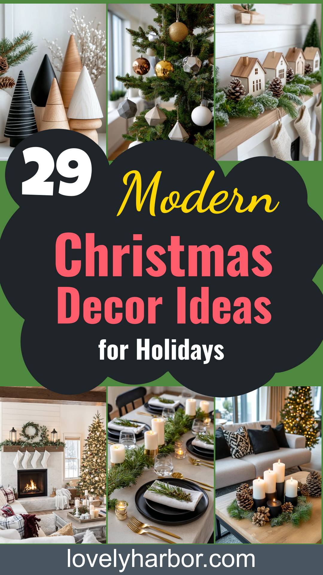 29 Modern Christmas Decor Ideas For A Chic Holiday Home - Lovely Harbor