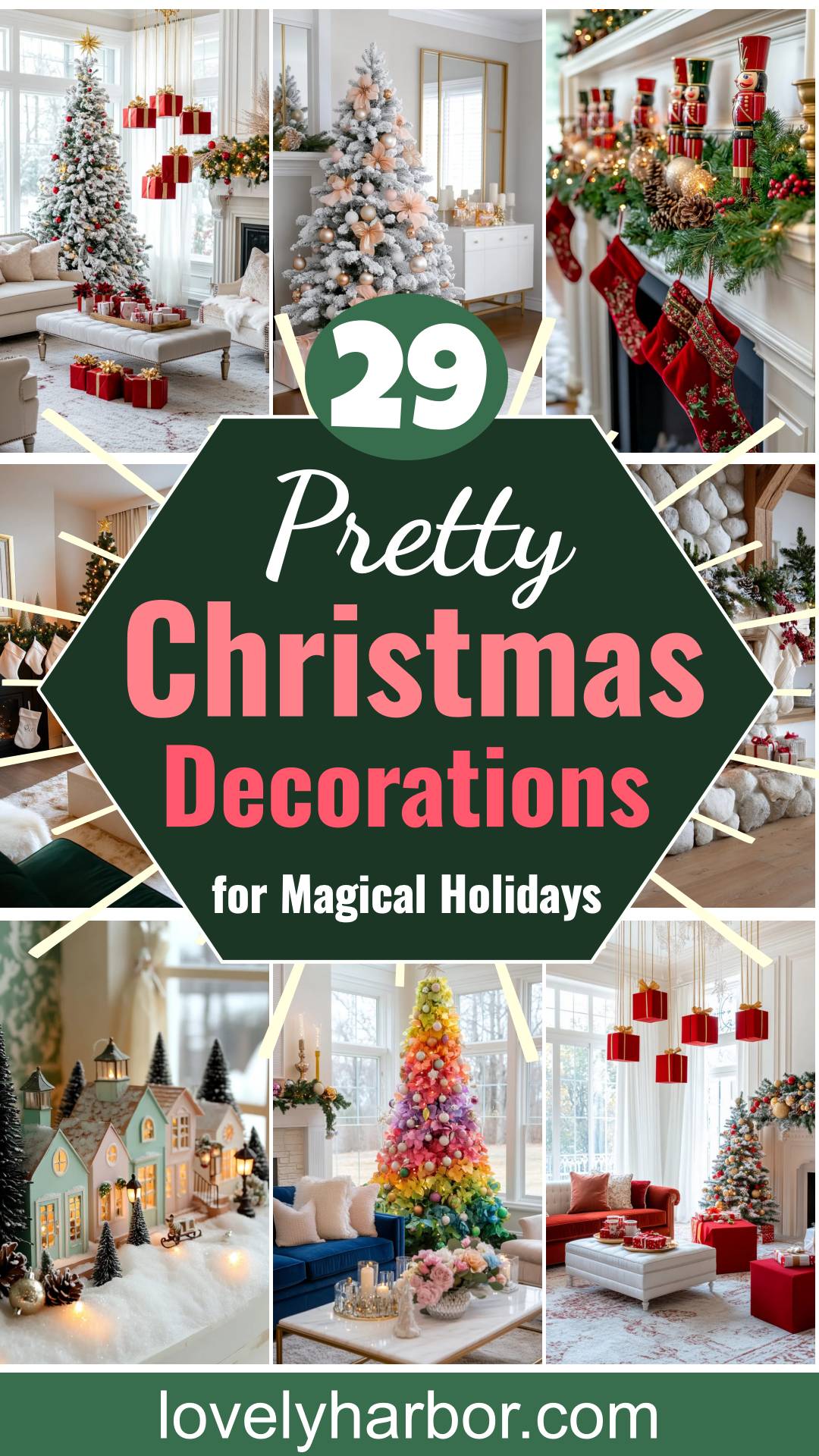 29 Pretty Christmas Decorations For A Magical Holiday Season - Lovely ...