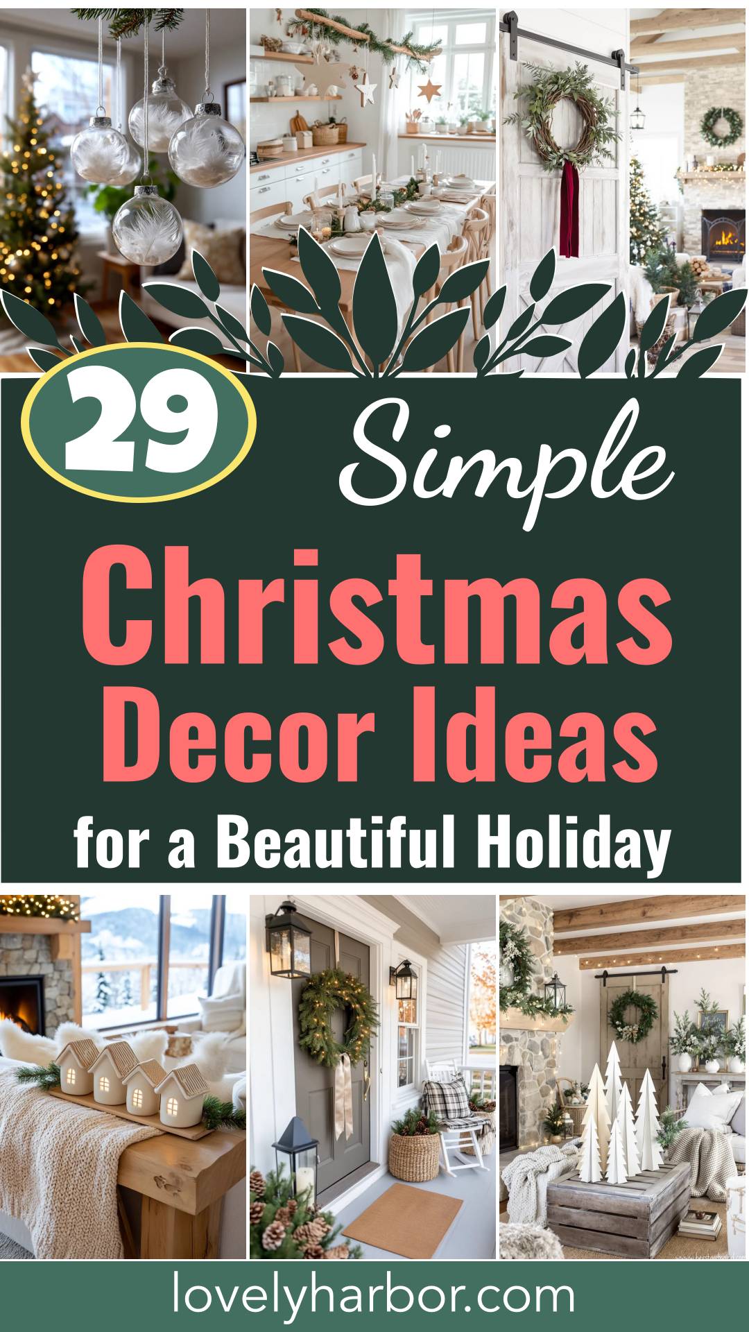 29 Simple Christmas Decor Ideas For A Beautiful Holiday Season - Lovely ...