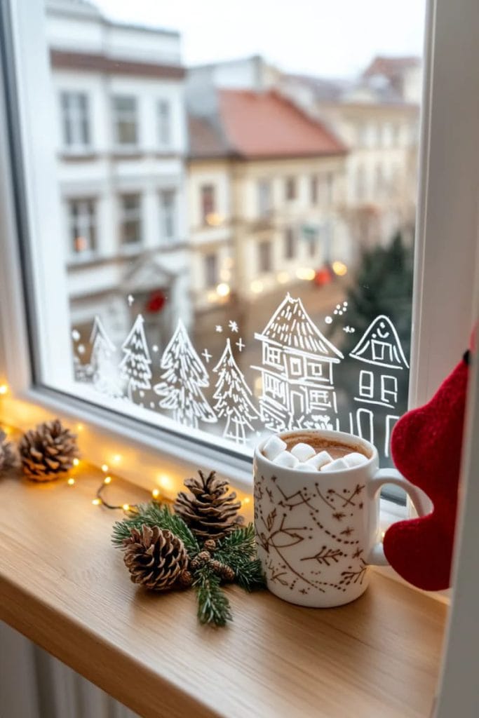 25 Best Christmas Window Decor Ideas To Try This Year - Lovely Harbor