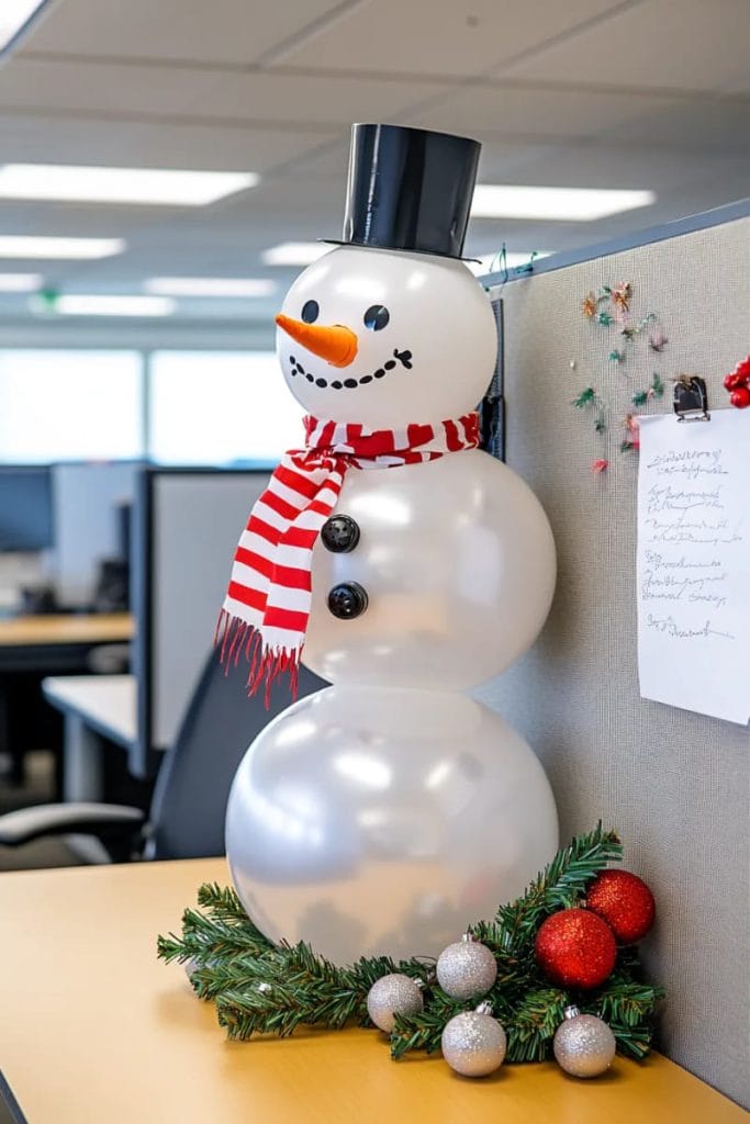 27 Office Christmas Decorations: Festive Ideas For Workspaces - Lovely ...