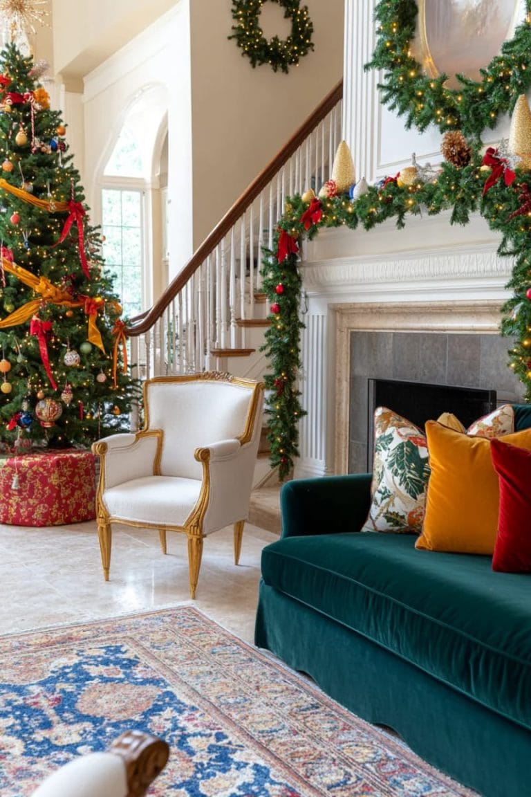 23 Eclectic Christmas Decor Ideas You’ve Never Seen Before - Lovely Harbor