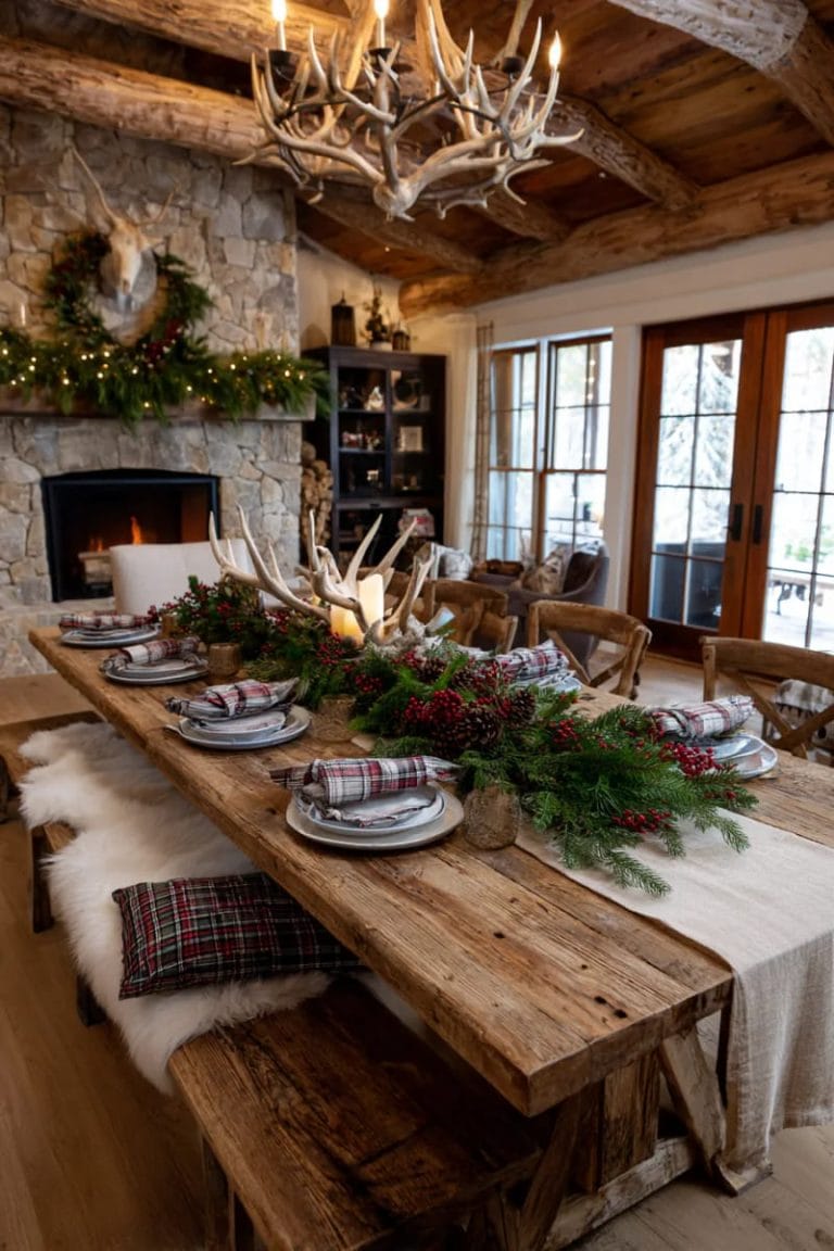 23 Woodsy Christmas Decor Ideas For A Rustic, Cabin-Cozy Holiday ...
