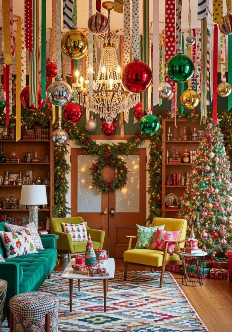 23 Eclectic Christmas Decor Ideas You’ve Never Seen Before - Lovely Harbor