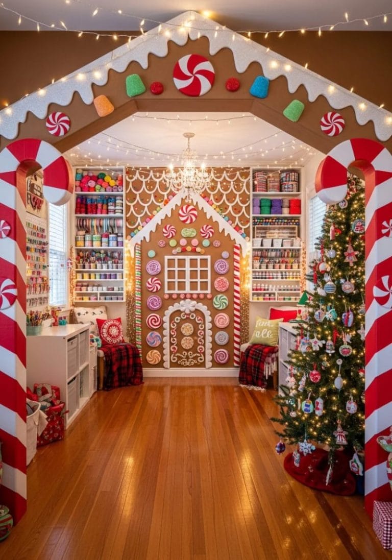 15 Creative Craft Room Christmas Decor Ideas For 2025 - Lovely Harbor