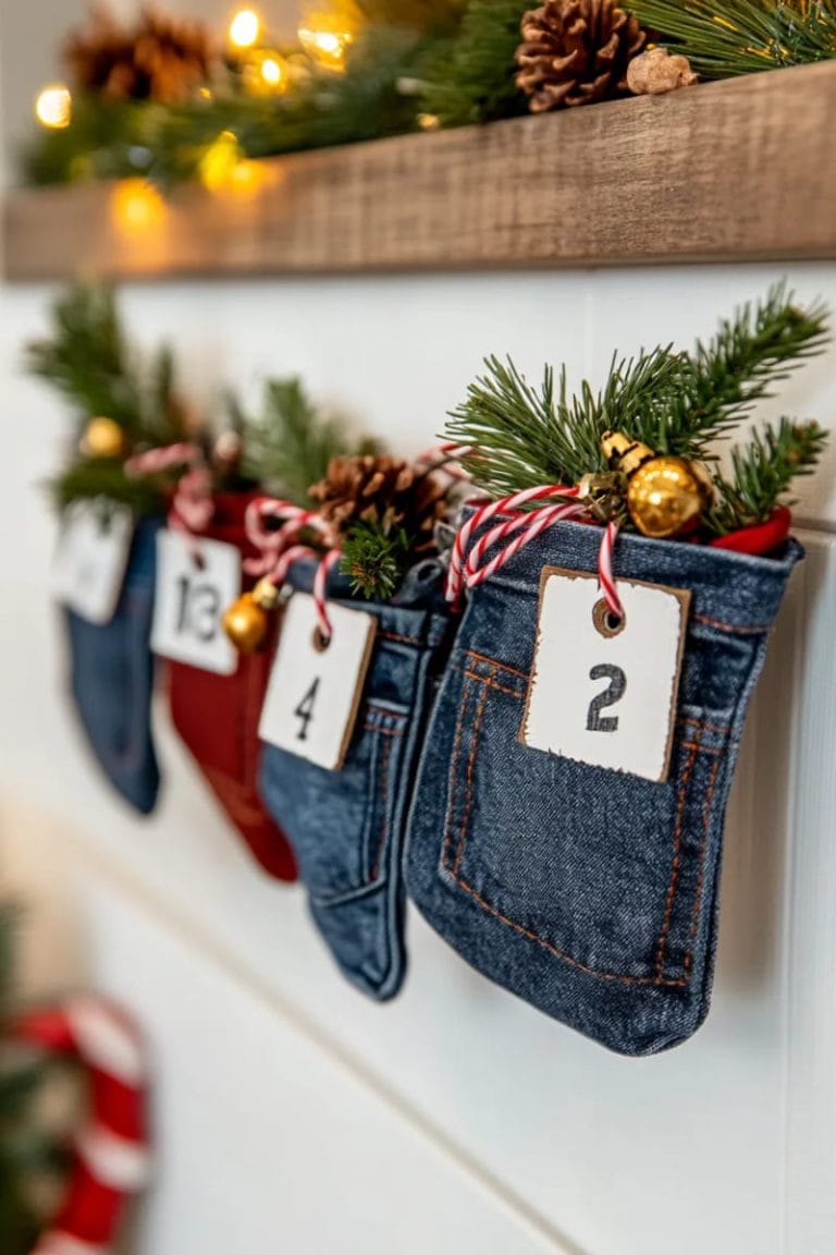 19 Unique Upcycled Jeans Christmas Crafts DIY To Try This Holiday ...