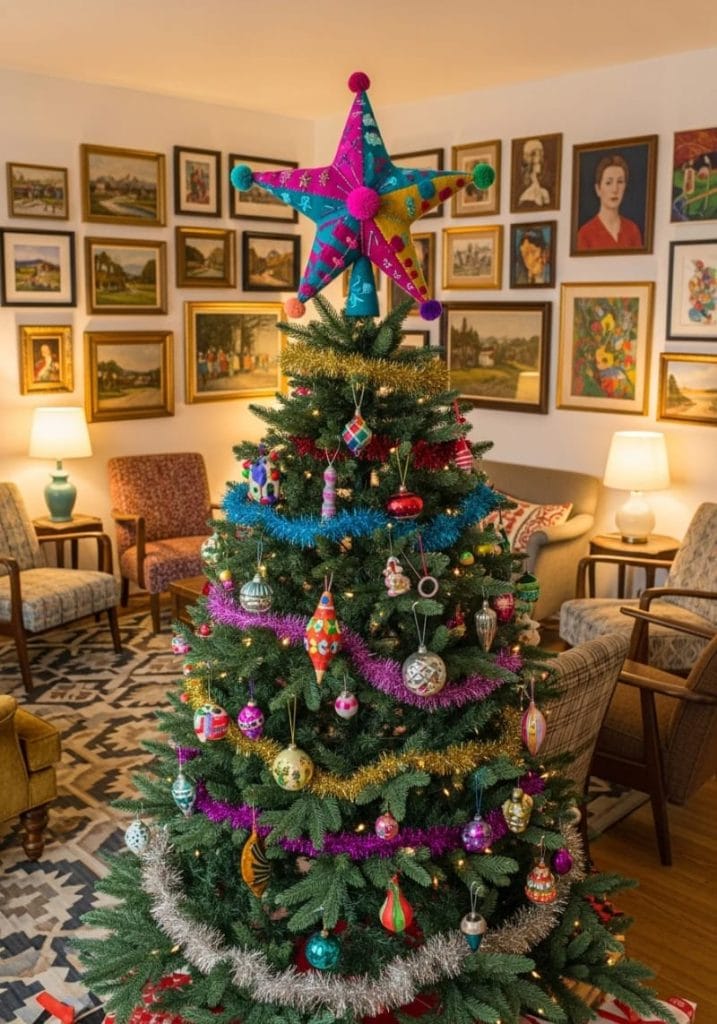 23 Eclectic Christmas Decor Ideas You’ve Never Seen Before - Lovely Harbor