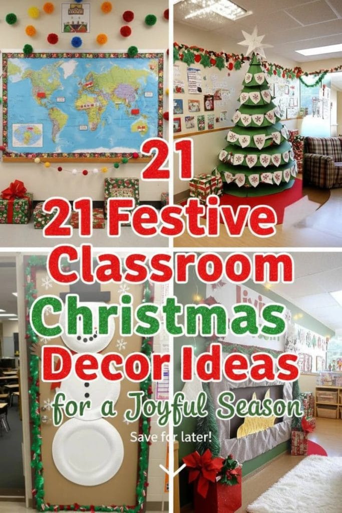 21 Festive Classroom Christmas Decor Ideas For A Joyful Season - Lovely ...